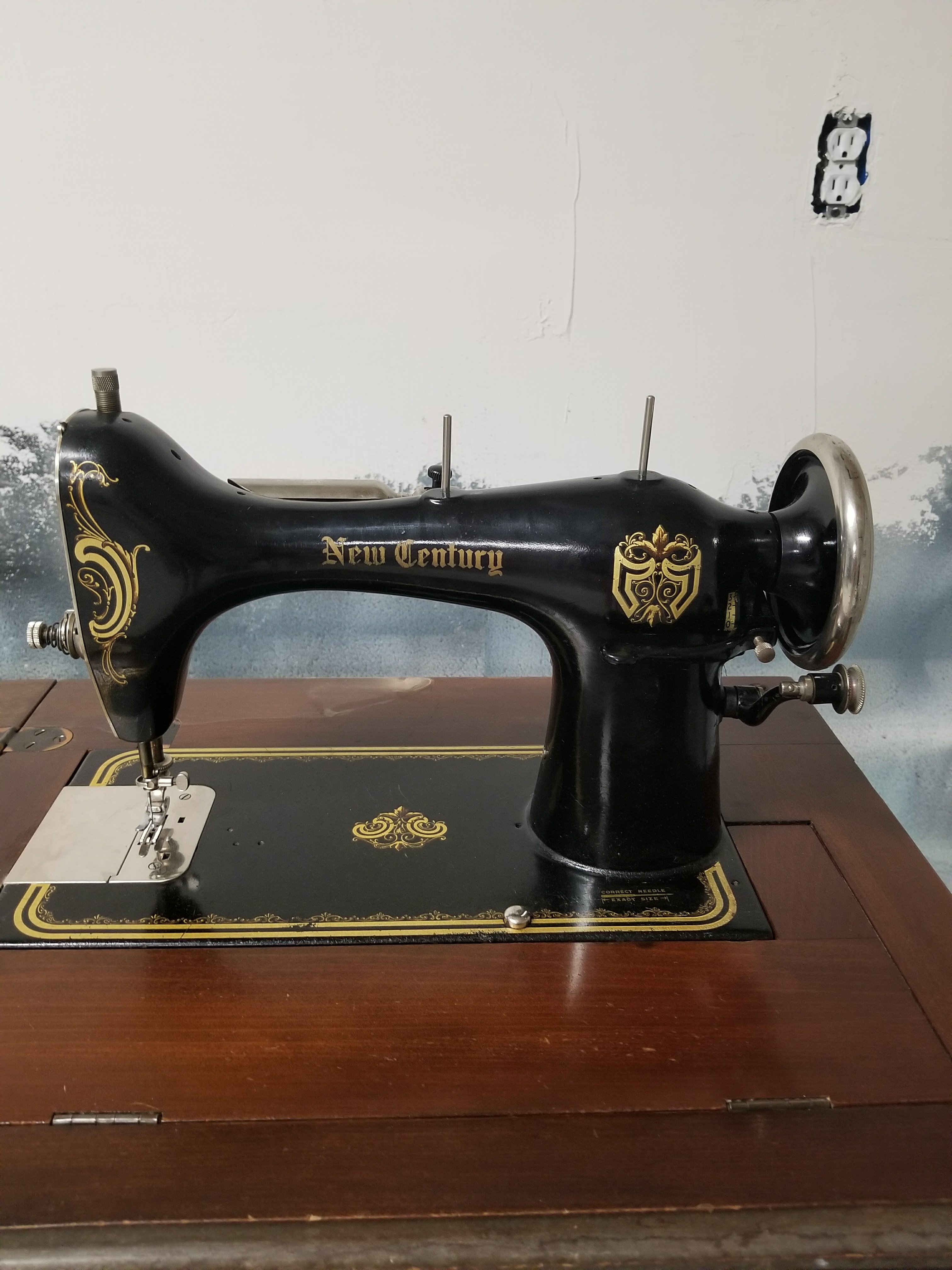 Vintage New Century Sewing Machine Cabinet – Second Chance Charms